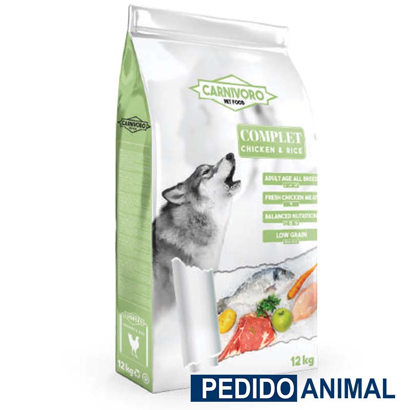 Pienso Carnívoro - Perros Complet 12 kg - Pedido Animal